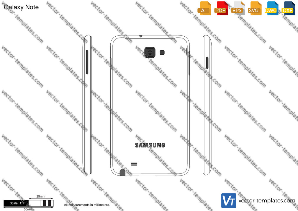 Templates Mobile Phones And Tablets Samsung Samsung Galaxy Note