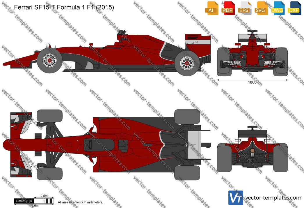 Templates - Cars - Ferrari - Ferrari SF15-T Formula 1 F1 Templates - Cars - Ferrari - Ferrari SF15-T Formula 1 F1